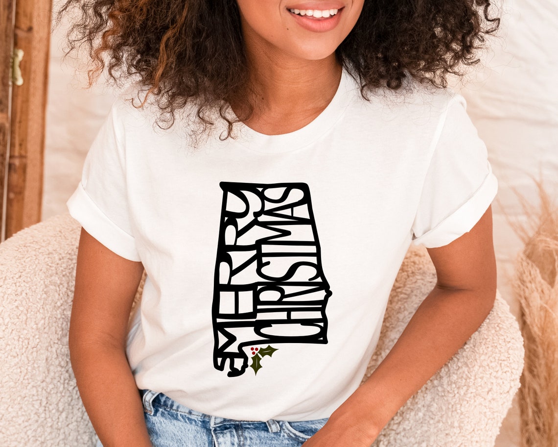Alabama Merry Christmas SVG / Alabama Merry Christmas PNG / Southern ...