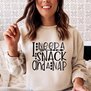 Snack SVG / I Need A Snack and A Nap SVG / Nap SVG / Cut File / Screen ...