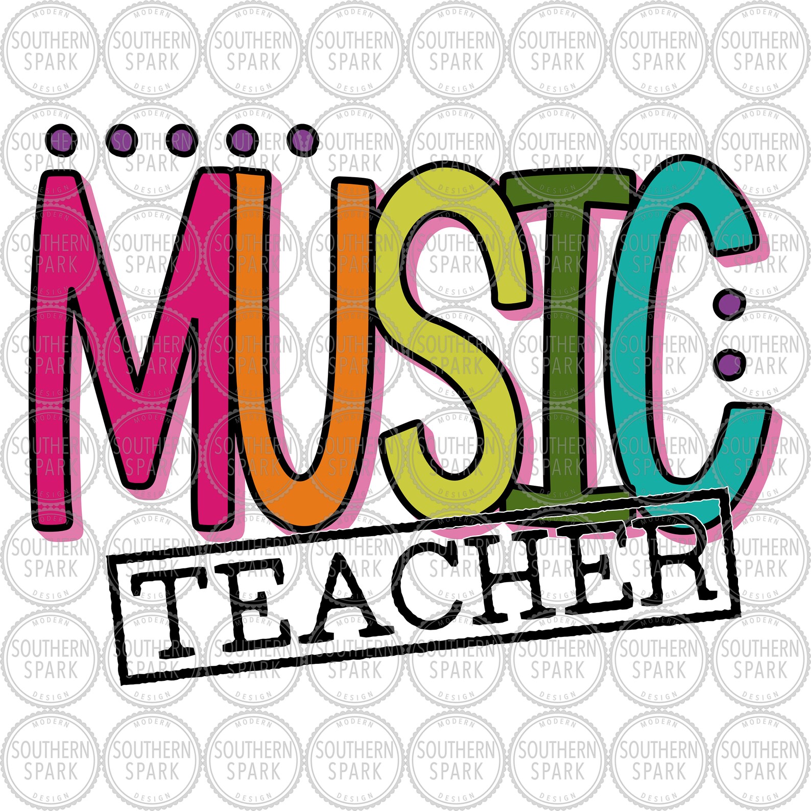 Music Teacher SVG / Music Design Gift SVG / First Day Back to - Etsy