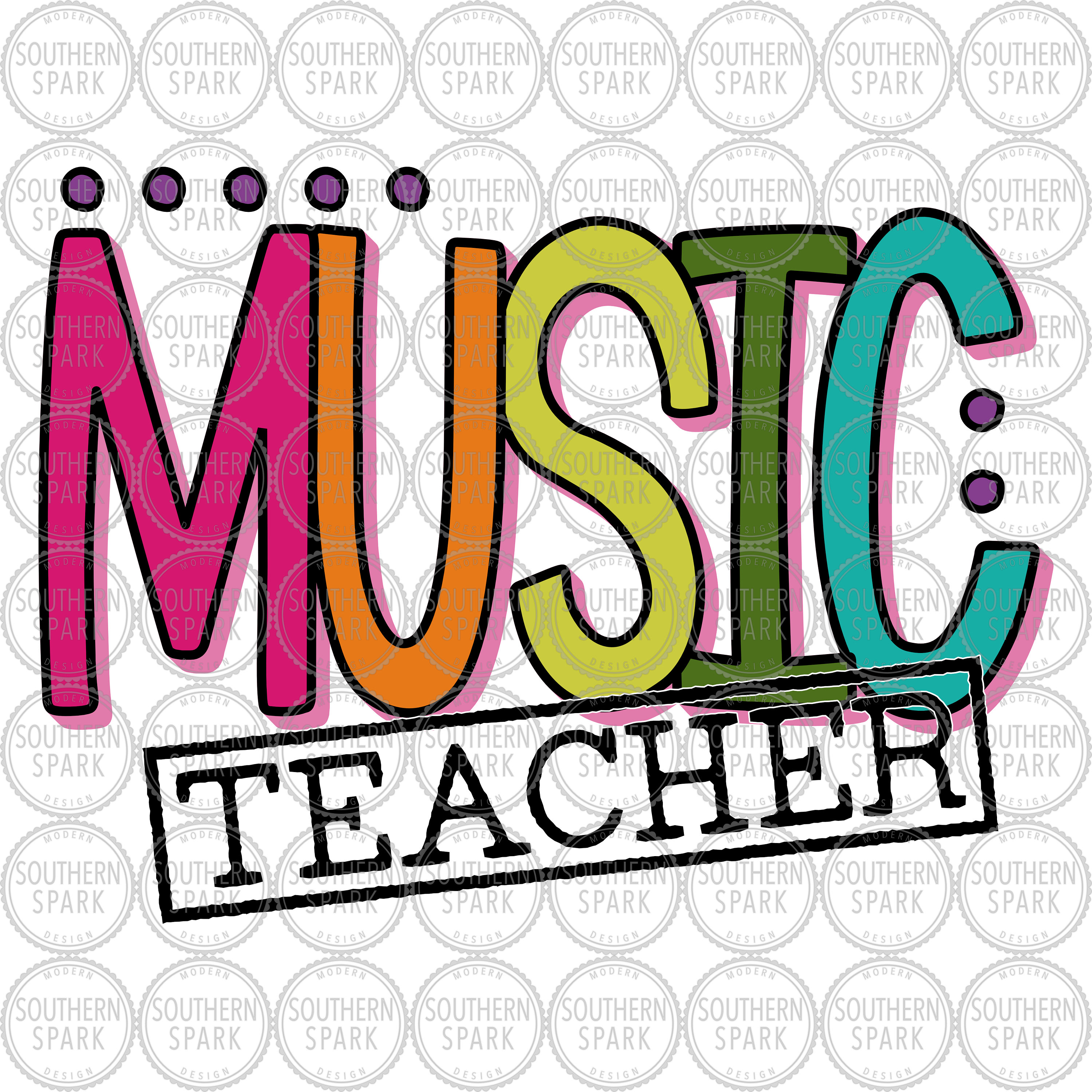 Music Teacher SVG / Music Design Gift SVG / First Day Back to - Etsy