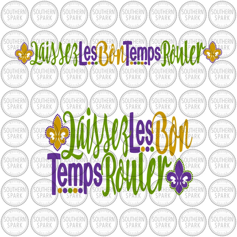 Bundle Laissez Les Bon Temps Rouler SVG / Mardi Gras / Mardi - Etsy