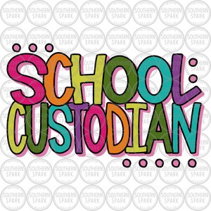 School Custodian Svg Png Eps Pdf Jpg Dxf - Education Design (digital ...