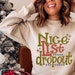 Christmas / Nice List Dropout / Christmas SVG / Holidays / Santa Claus ...