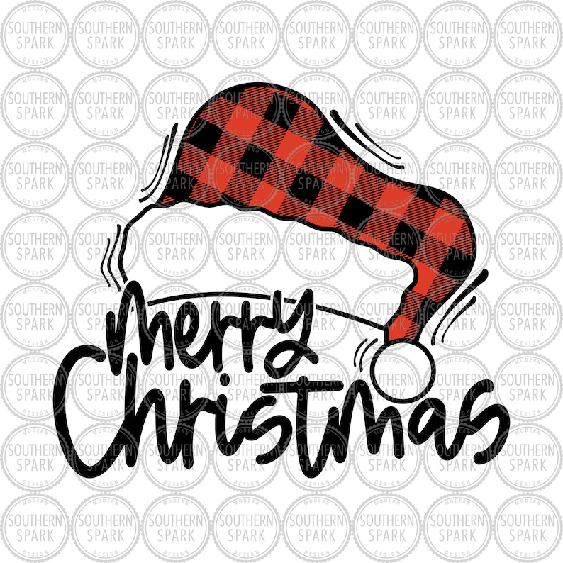 Merry Christmas SVG / Santa Hat SVG / Santa Claus SVG / - Etsy