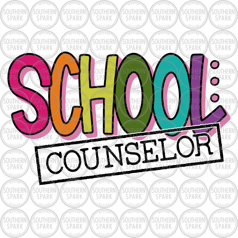 School Counselor SVG / School Counselor PNG / First Day / Back to ...