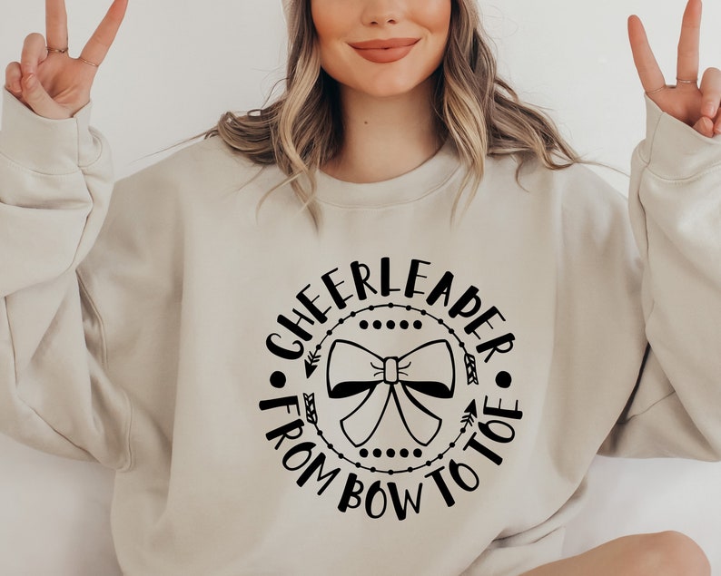 Cheerleader From Bow to Toe SVG / Cheer SVG / Cheerleader SVG - Etsy