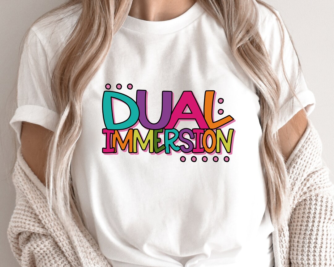 Dual Immersion SVG / Dual Language Immersion SVG / First Day of School ...