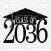 Class of 2036 SVG / Senior Class of 2036 SVG / Back to School ...