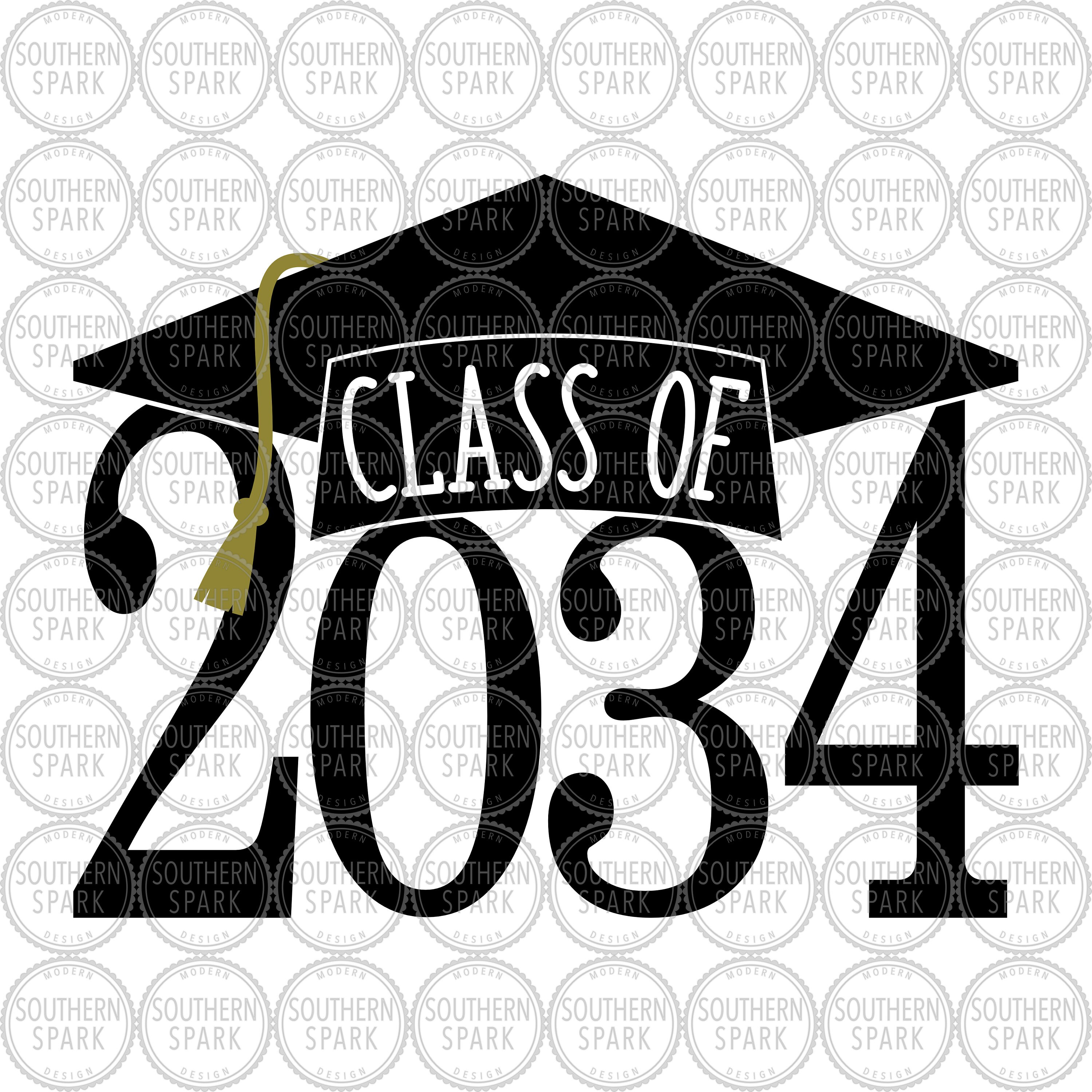 Class of 2034 SVG / Senior Class of 2034 SVG / Back to School | Etsy