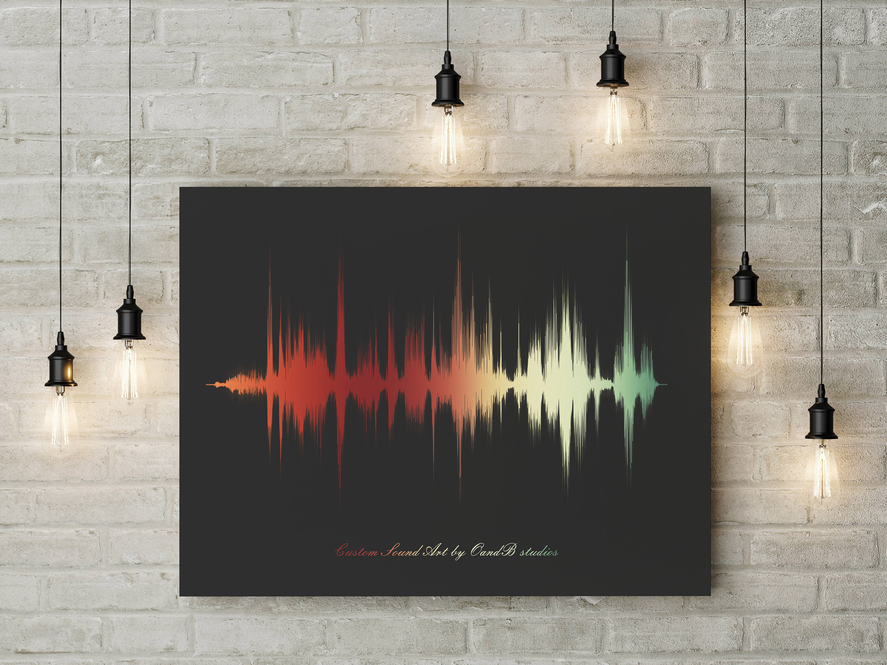 Personalised Soundwave Print Song Sound Wave Poster Digital | Etsy