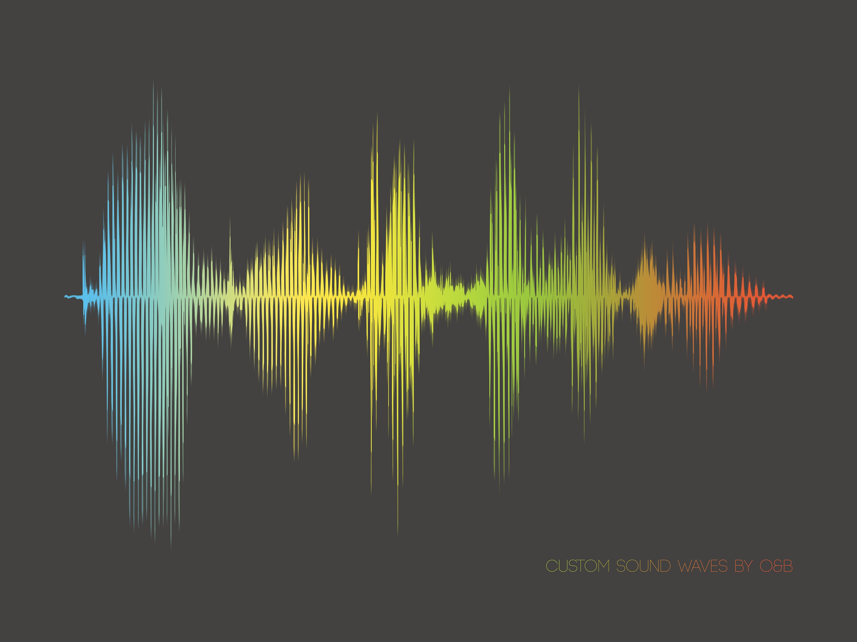 Sound Wave Custom sound wave print Printable files Personal | Etsy