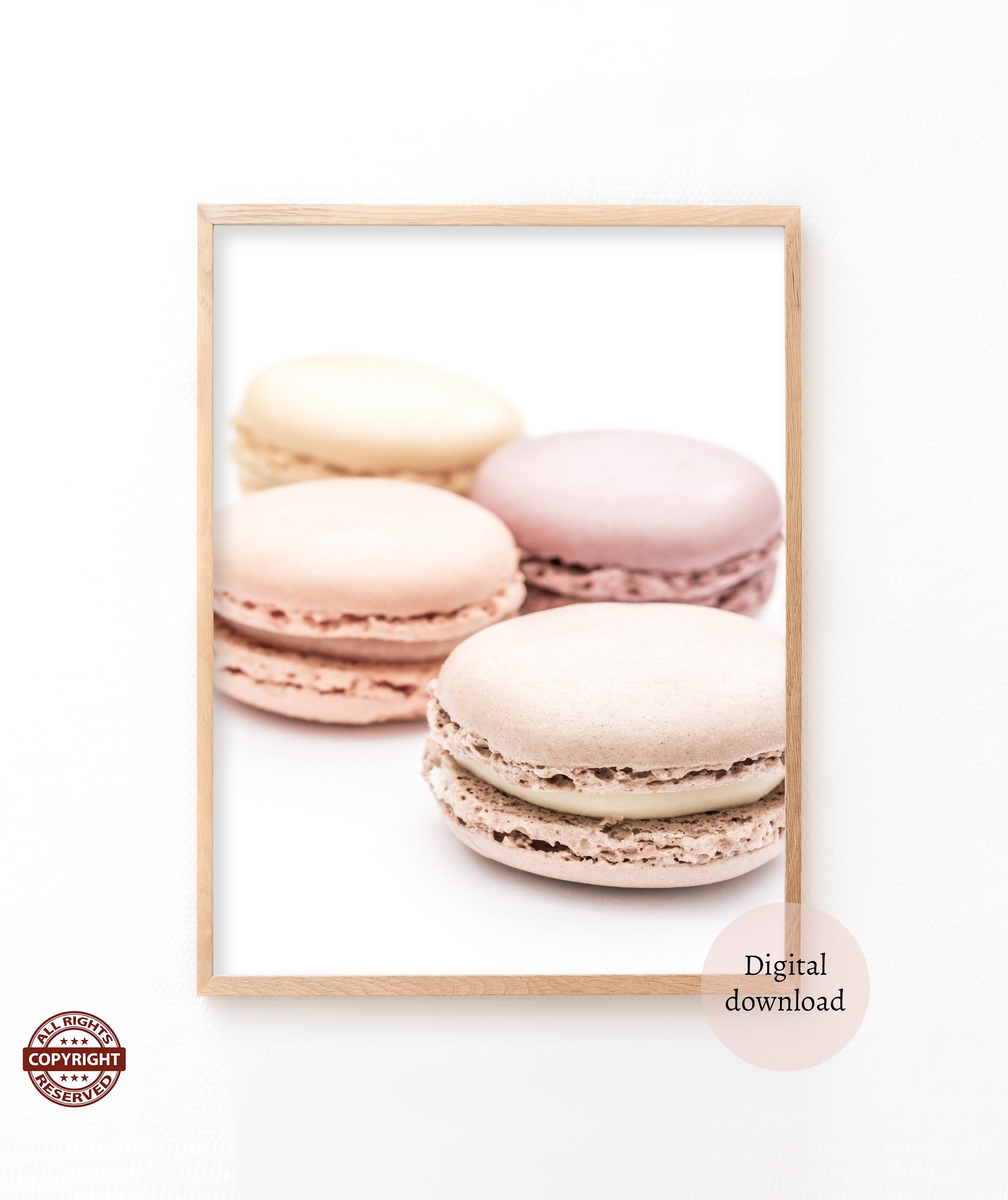 Macaron Print Printable Files Macaron Photography Macarons - Etsy