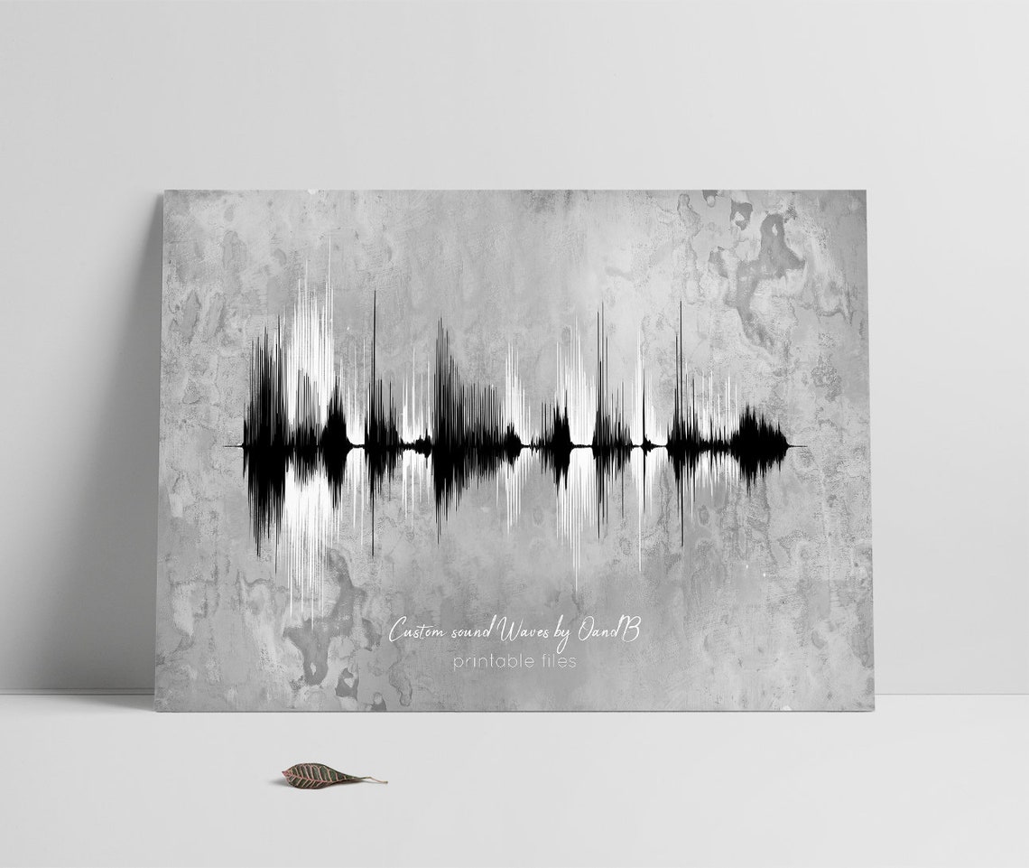 Soundwave Printable Sound Wave Printable Multiple Voices - Etsy