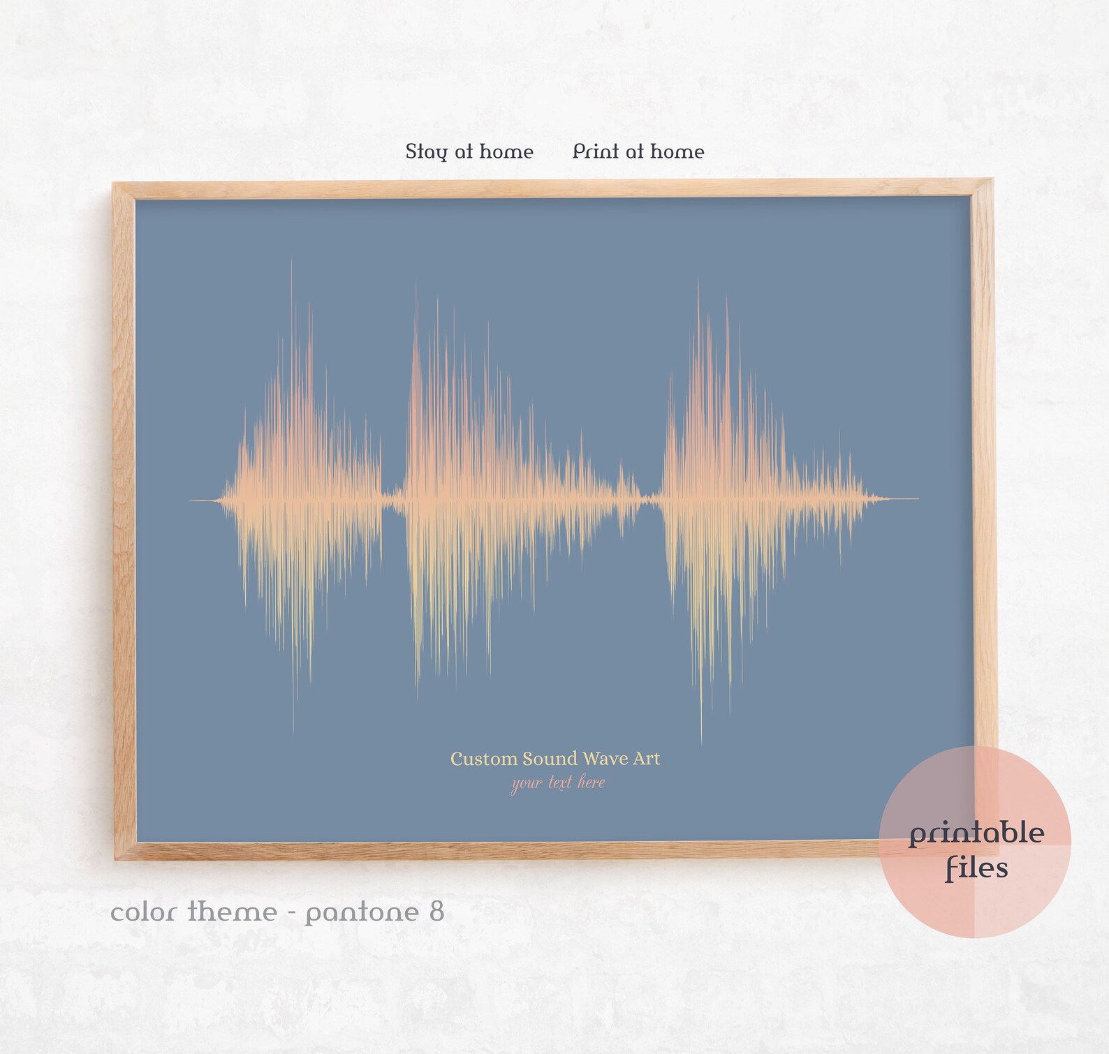 Soundwave, Personalised Sound Art, Custom Soundwave Print,custom Art ...