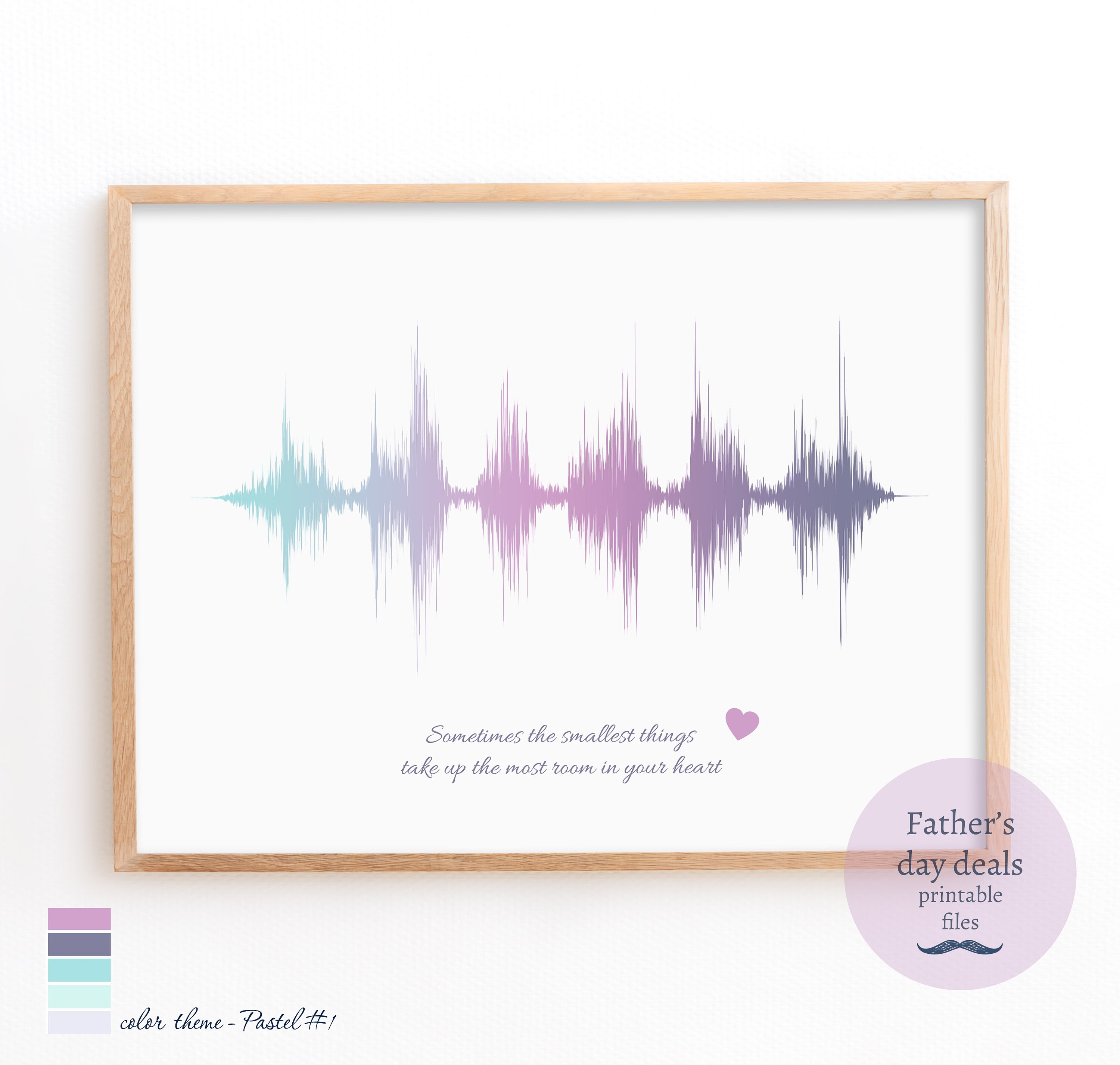 Personalised Soundwave Print Sound Wave Printable - Etsy UK