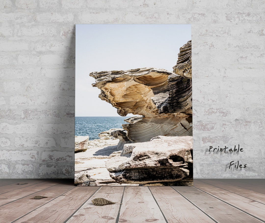 Rocks, Printable Files, Cliff Poster, Wall Art, Landscape Photography ...