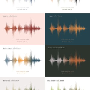 Soundwave Art , Custom Sound Wave Print, Fathers' Day Gift Idea ...