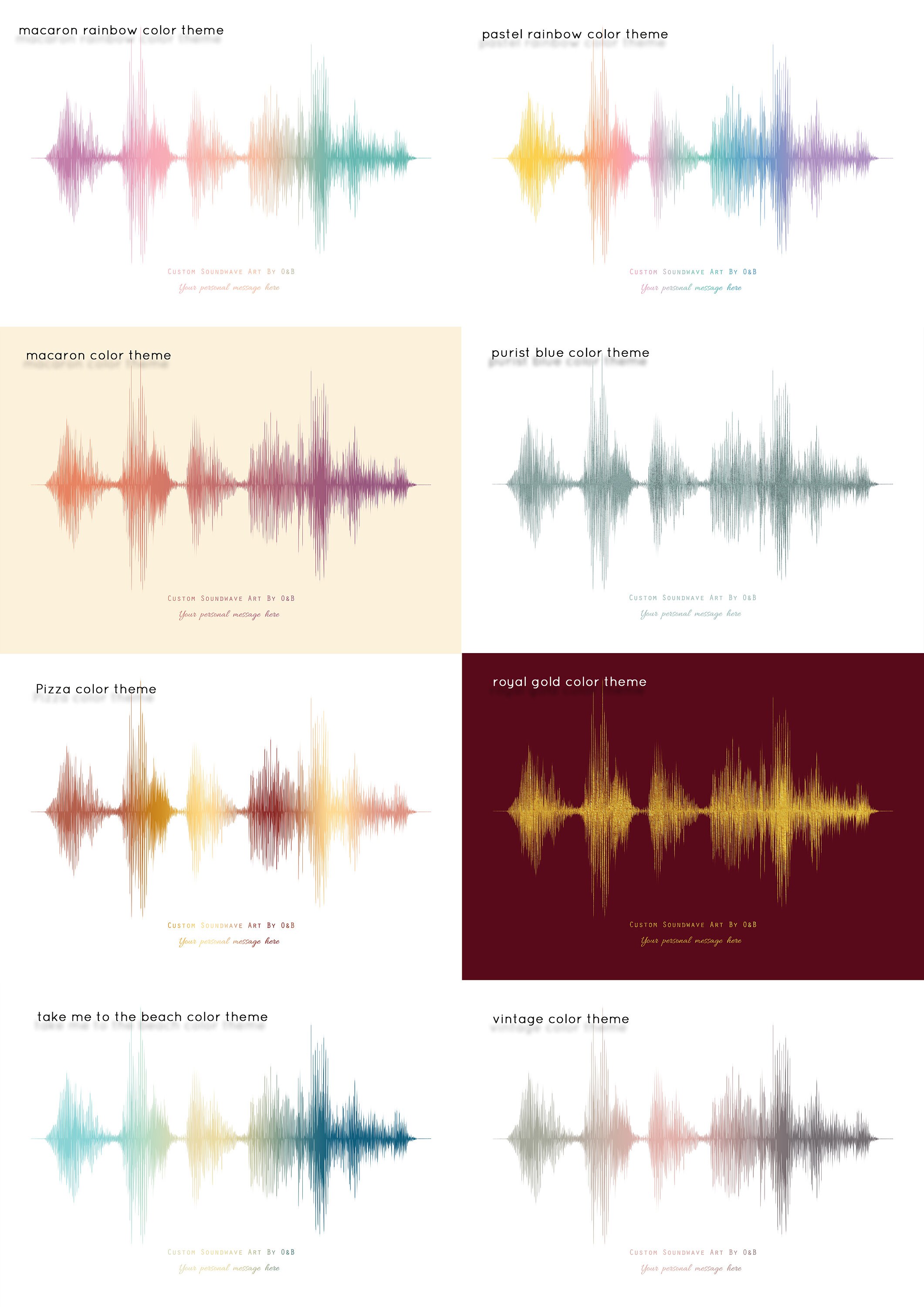 Soundwave Art Custom Sound Wave Print Fathers' Day Gift - Etsy