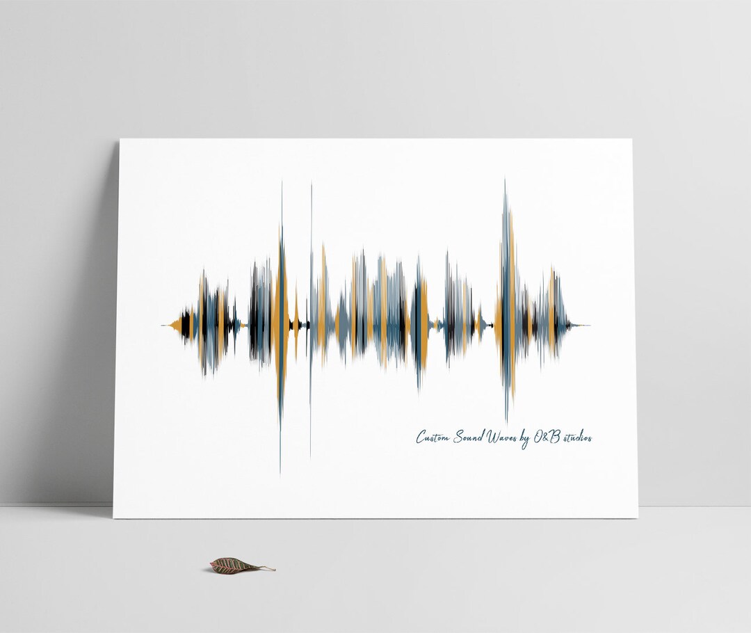 Soundawave,custom Soundwave Print,anniversary,wedding,holiday,mother's ...