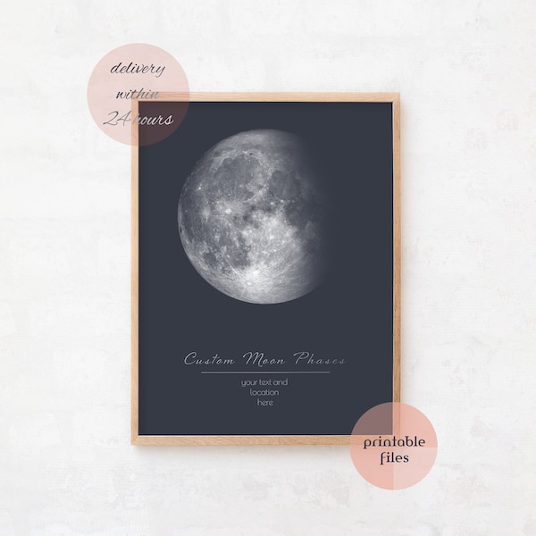 Personalized Moon Phase - Etsy