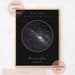 STAR MAP Printable Poster Personalised Star Map - Etsy