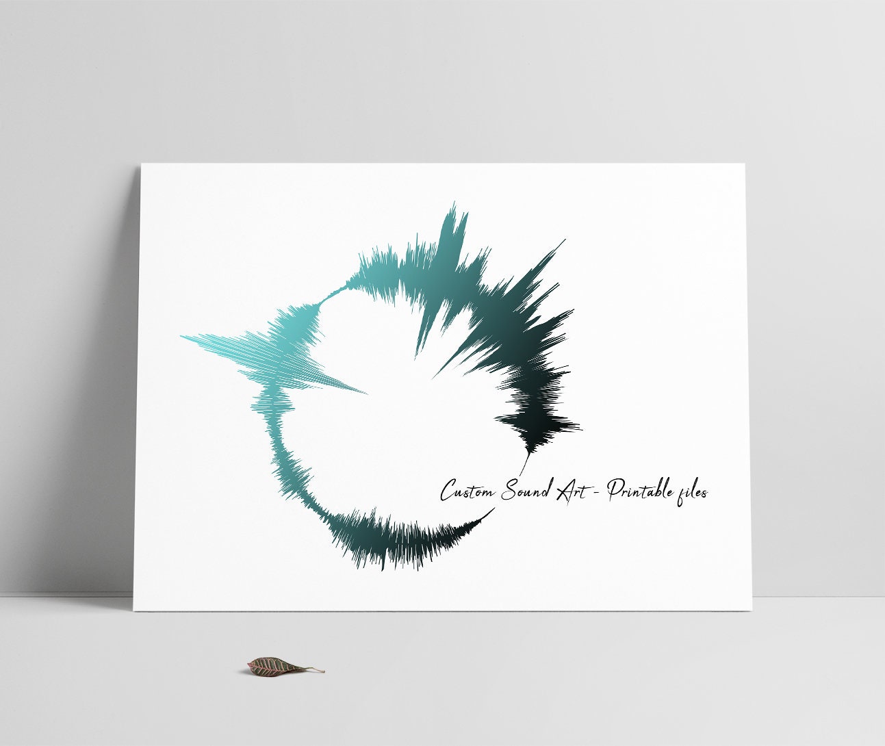 Soundwave Custom sound wave print Printable files Custom | Etsy