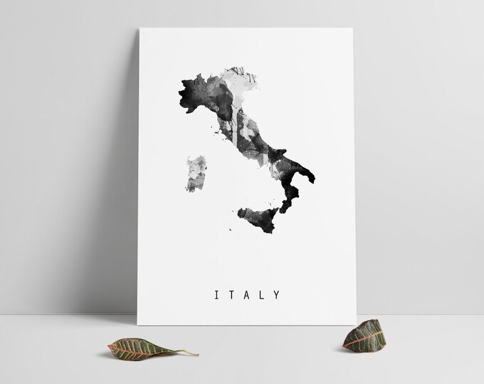 Printable Map of Italy From the 1920's, Unique Gift or Home Decor, Arts ...