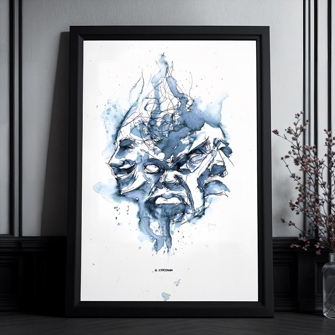 Battlefield - Digital Download | Abstract Art | Ink Drawing (multiple ...