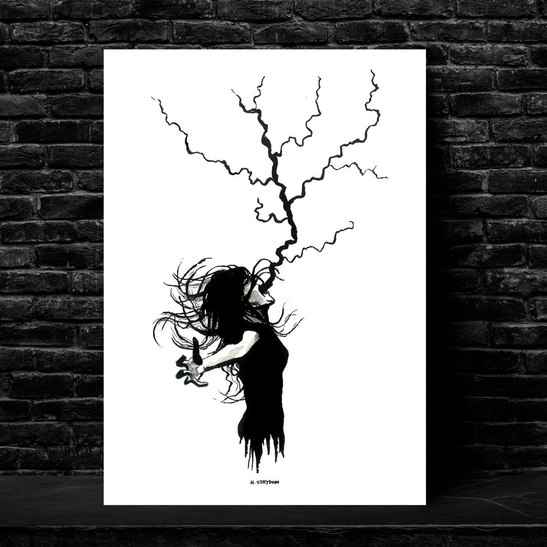 Scream - Printable Minimalist Wall Art (various Sizes in Download) - Etsy