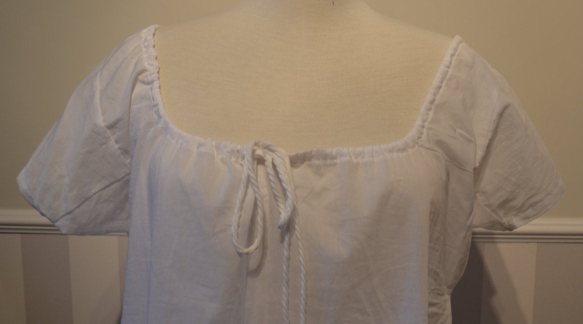 Regency Chemise / Shift Georgian Jane Austen Pride and - Etsy