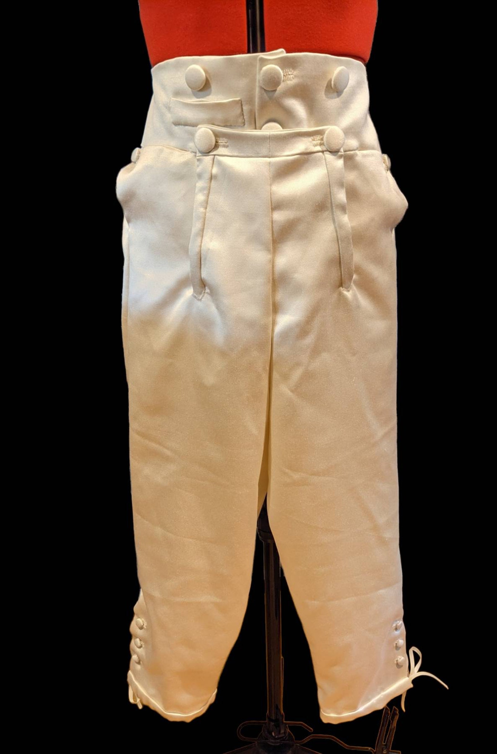 Regency Men's Fall Front Breeches, Georgian Breeches, Jane Austen, Mr ...