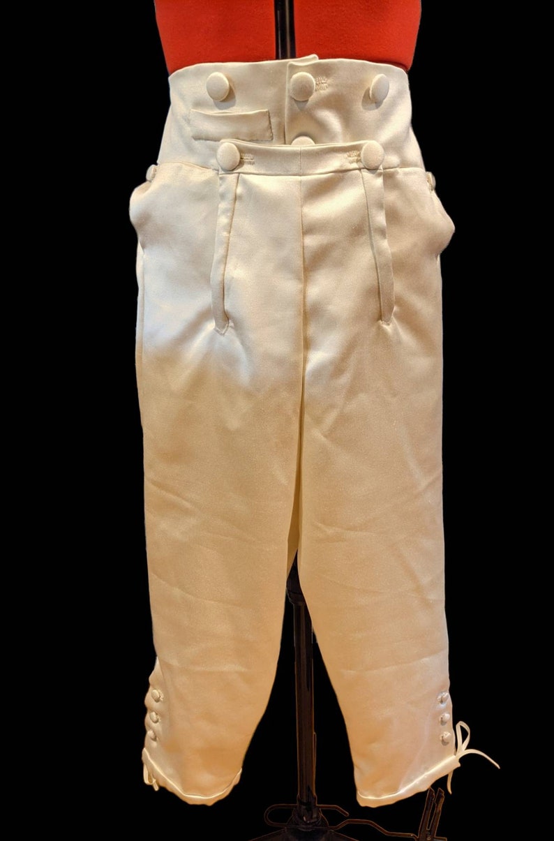 Regency Men's Fall Front Breeches, Georgian Breeches, Jane Austen, Mr ...