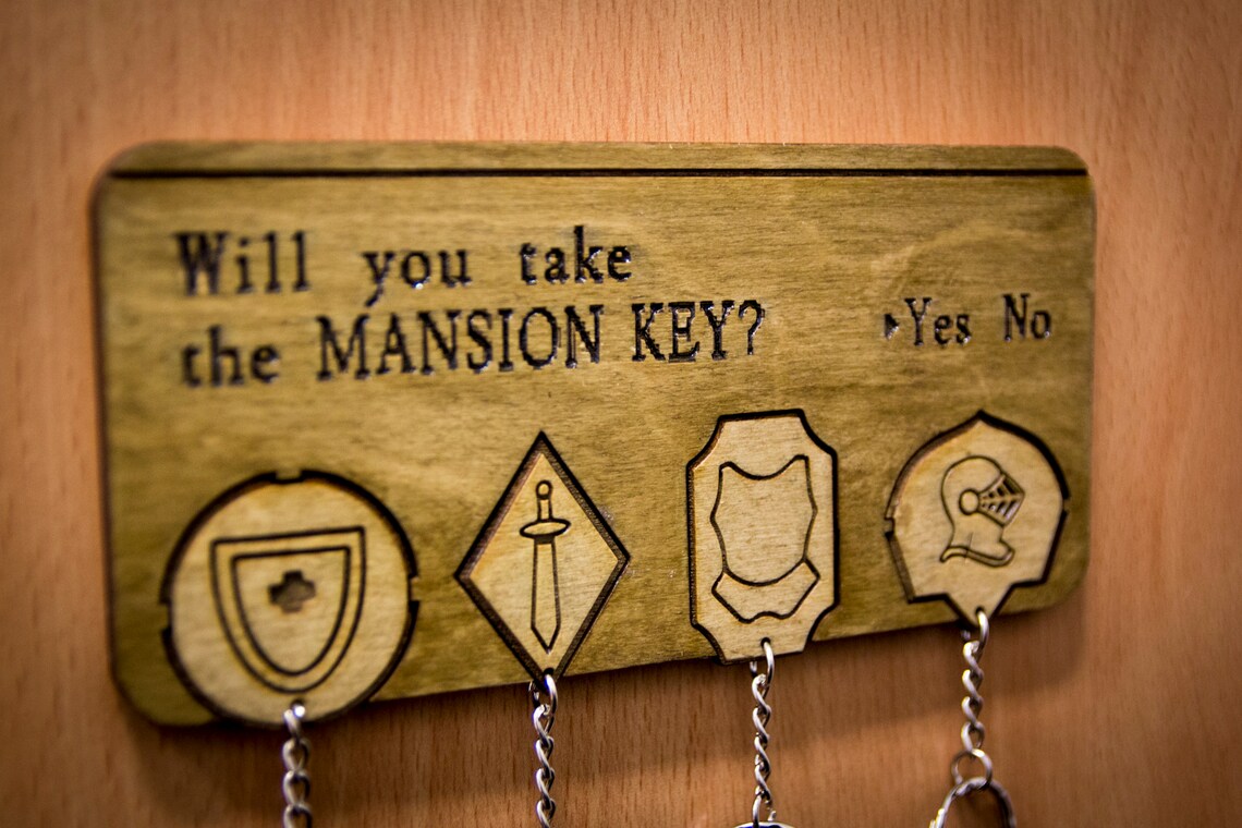 Will You Take the MANSION KEY Inspired Lasercut & Engraved | Etsy