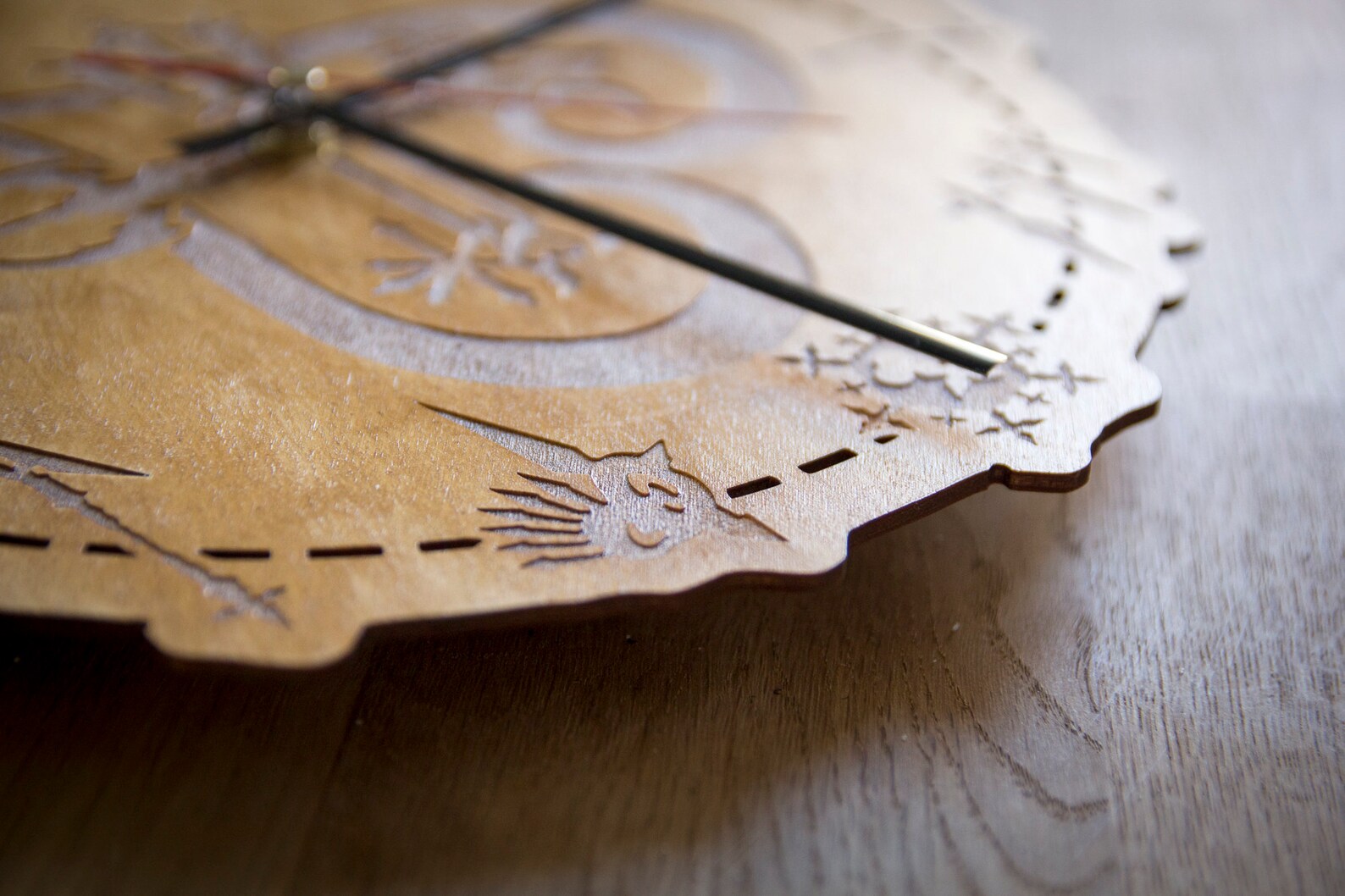 Organization XIII Data Symbols Inspired Wooden Wall Clock | Etsy