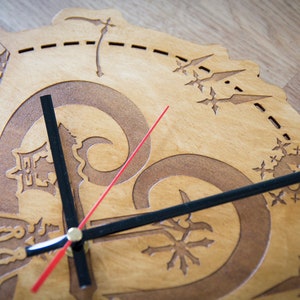 Organization XIII Data Symbols Inspired Wooden Wall Clock - Etsy