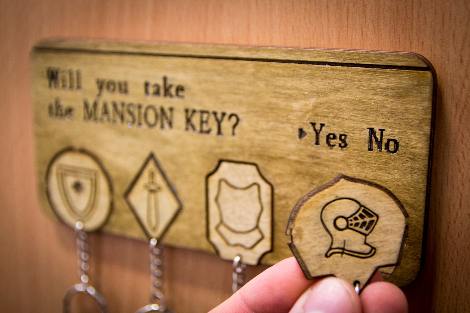 Will You Take the MANSION KEY Inspired Lasercut & Engraved | Etsy