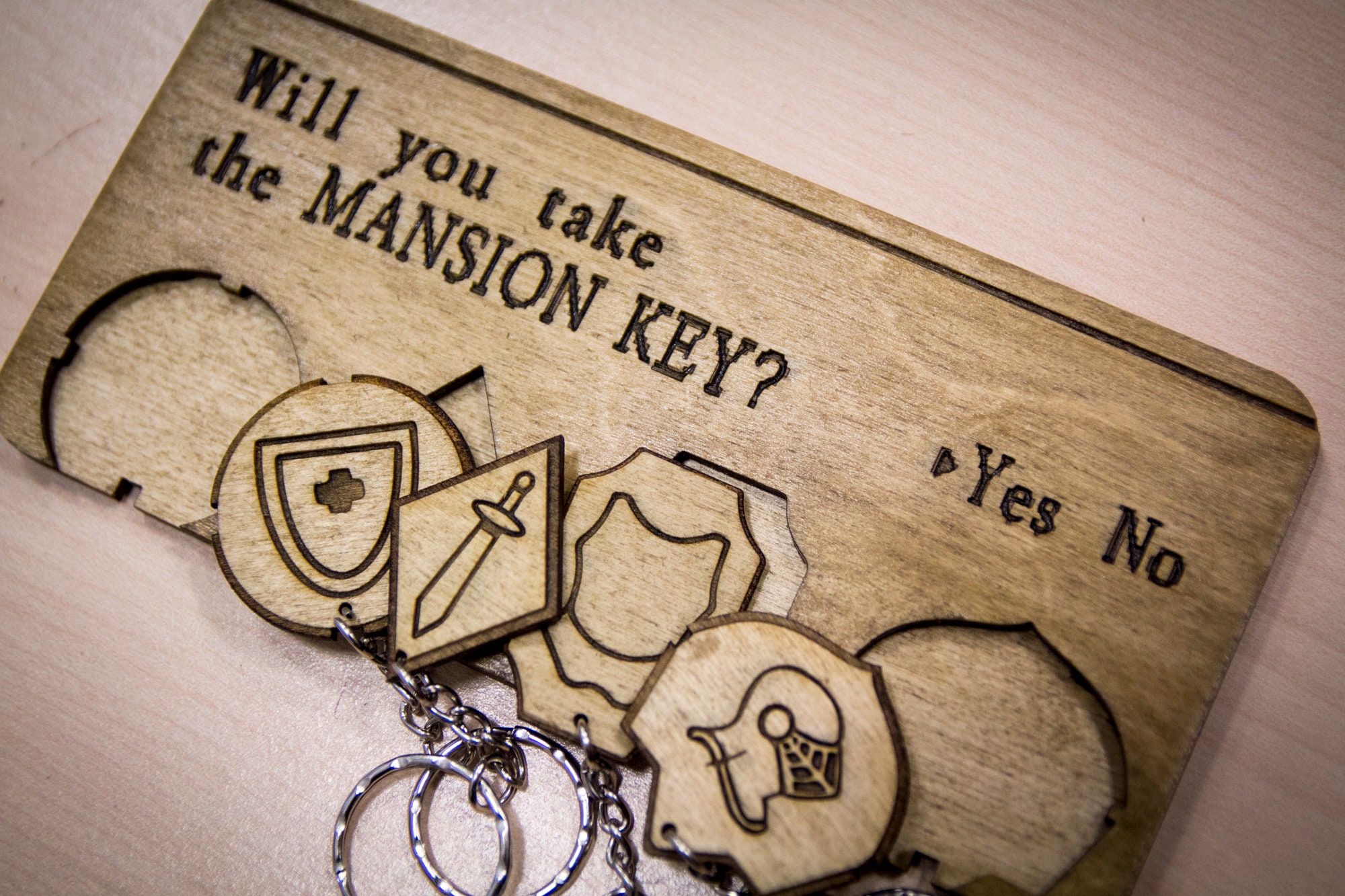 Will You Take the MANSION KEY Inspired Lasercut & Engraved | Etsy
