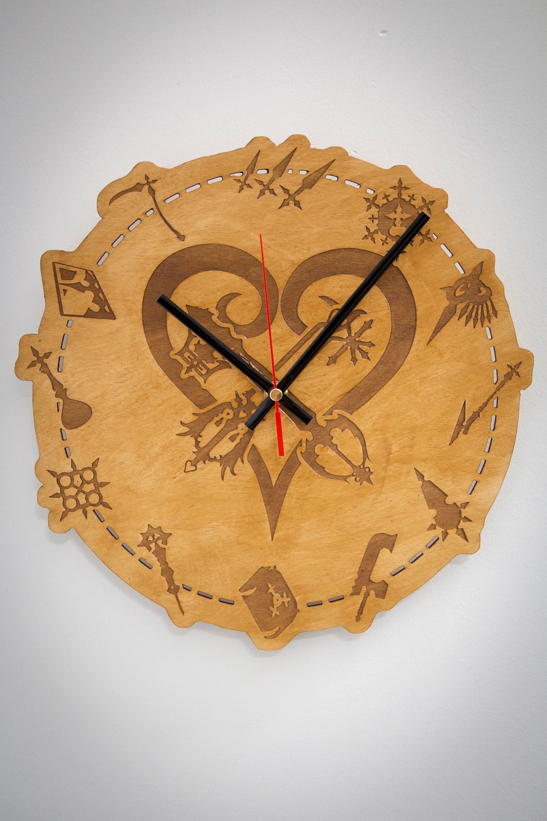 Organization XIII Data Symbols Inspired Wooden Wall Clock - Etsy