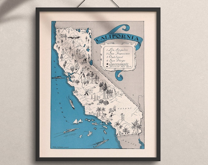 Vintage Map Key West Key West Pictorial Map Vintage Map - Etsy