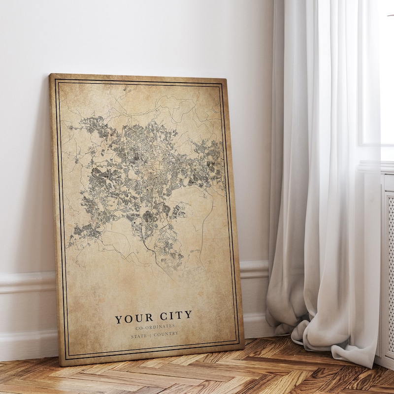 Vintage Road Maps - Etsy