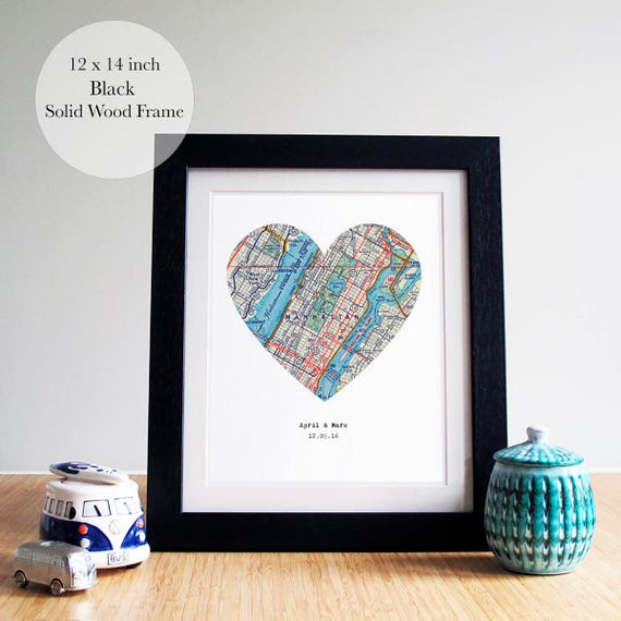 Heart Map Art Map Heart Heart Map PrintPersonalized Map | Etsy