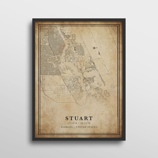 Florida Map Postcards - Etsy