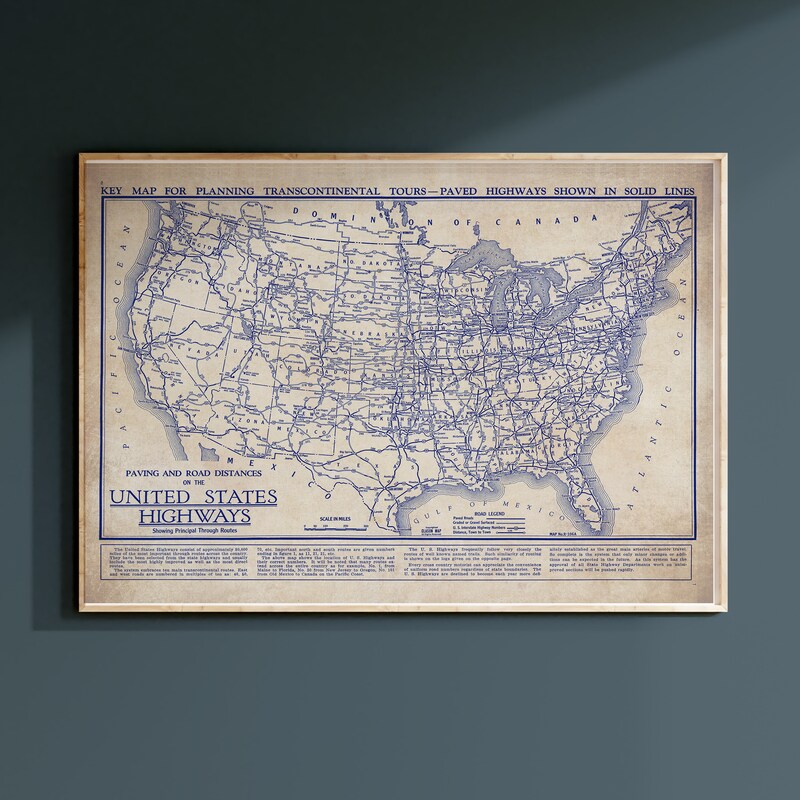 United States Map - Etsy