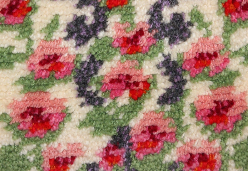 Vintage Mid Century Modern Rya Rug 60s Textile Wall Hanging | Etsy