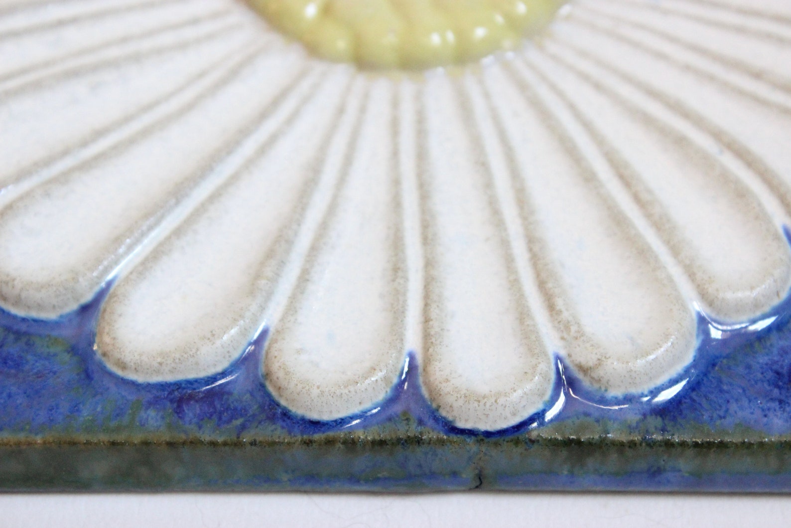 Floral Vintage Mid Century Modern Wall Hanging Plaque Tile - Etsy