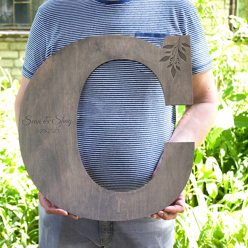 Wood Initials - Etsy