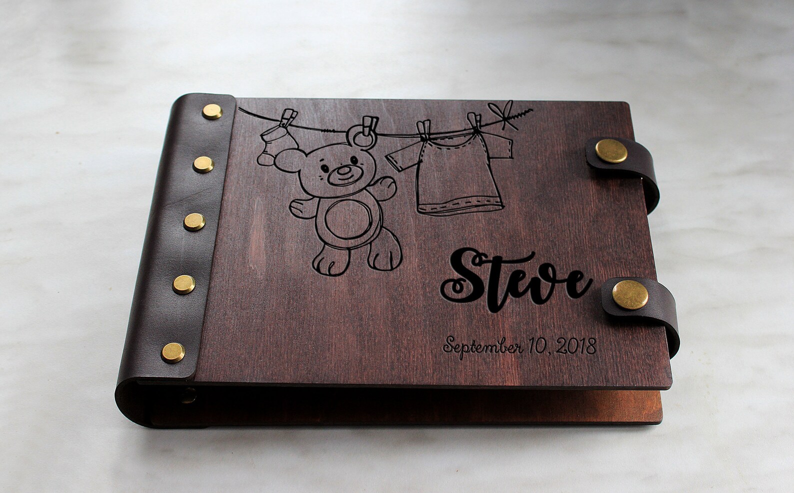 Personalized Baby Photo Album First Year Photo Album Custom - Etsy