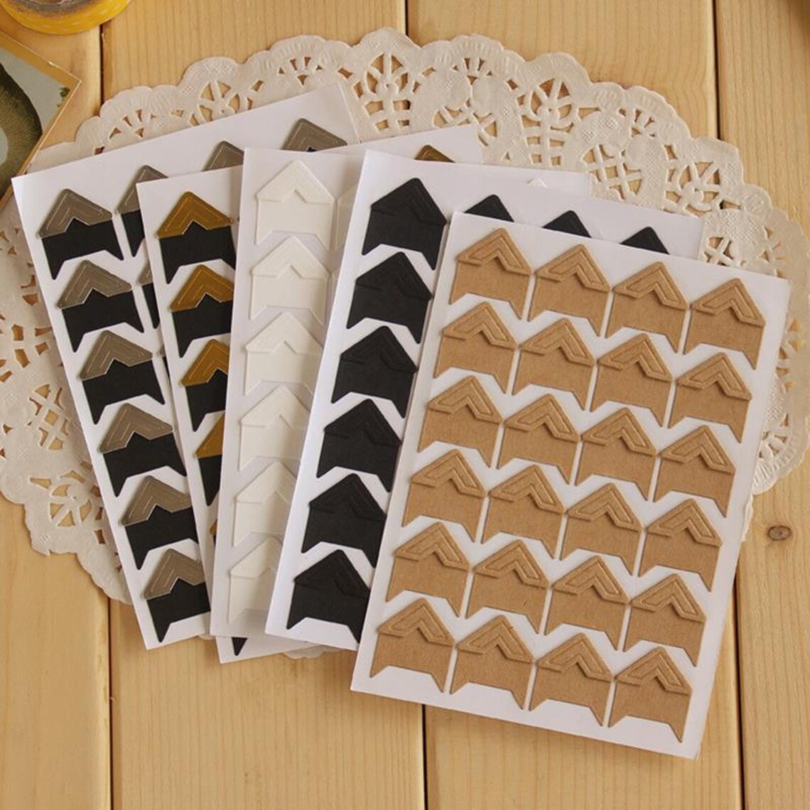 Corners for Photos Photo Album Paper Photo Corners Stickers - Etsy