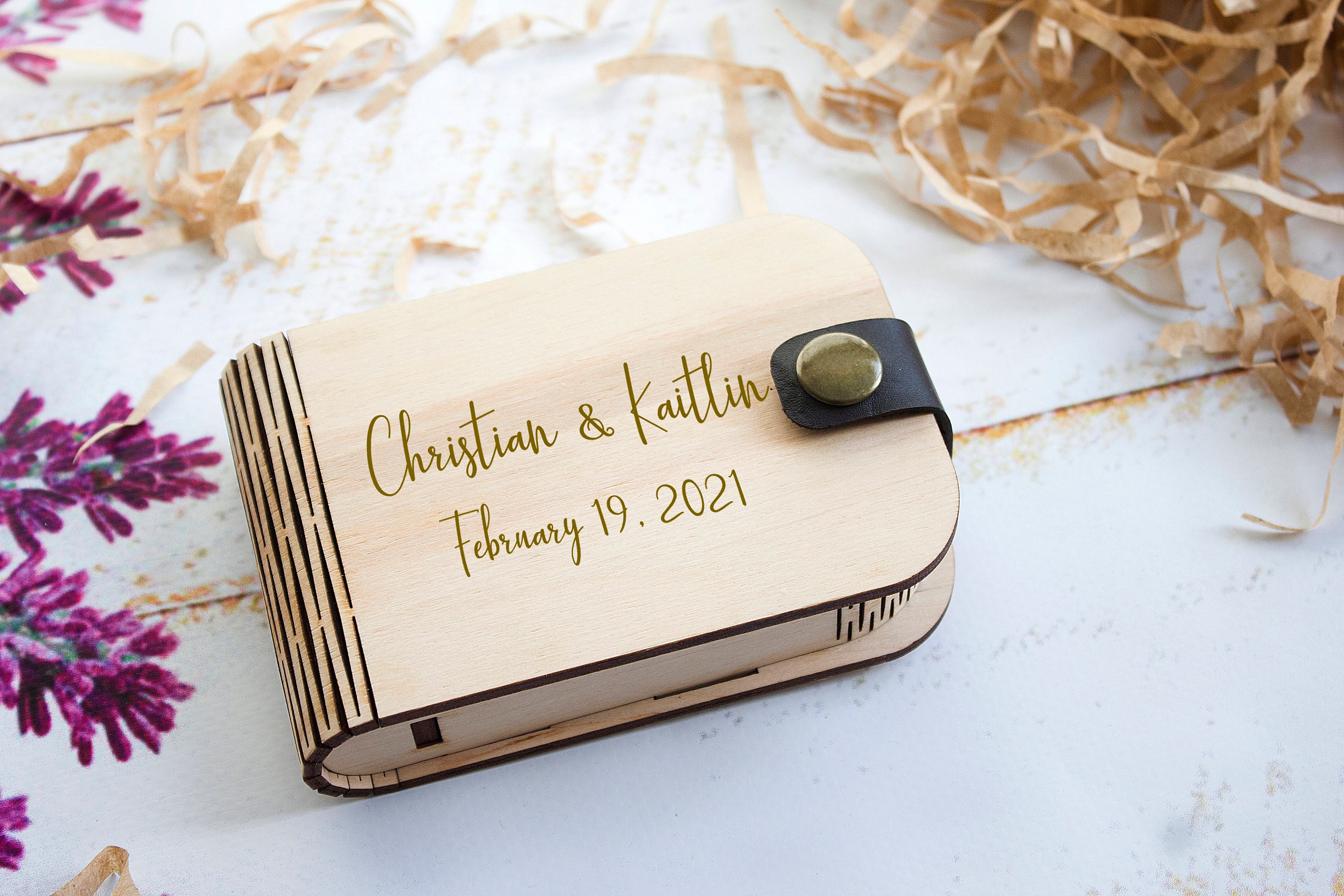Personalized Usb Box Wood Photo USB Box Engraved Usb Box - Etsy