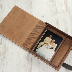 Wooden Photo Box 4x6 Personalized Photo Box Wooden Box for Photo Wood ...